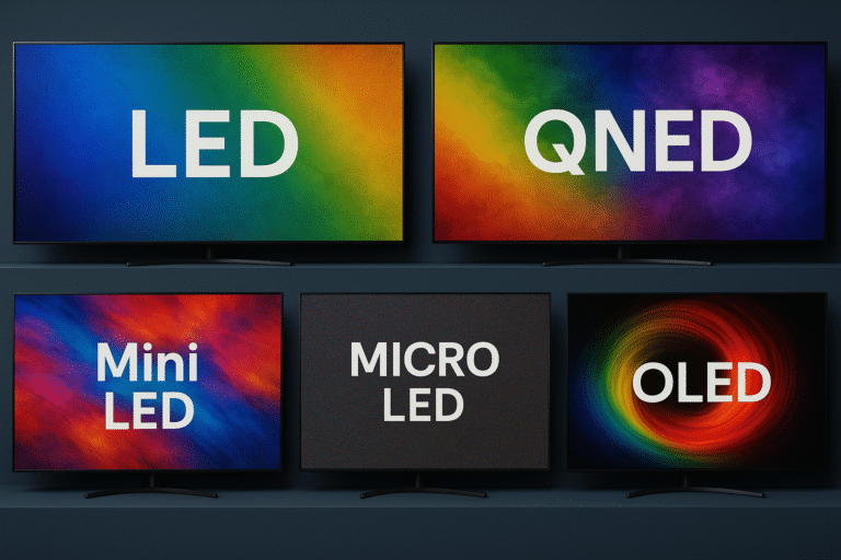 TV Screen Types Explained - Tech on a Budget